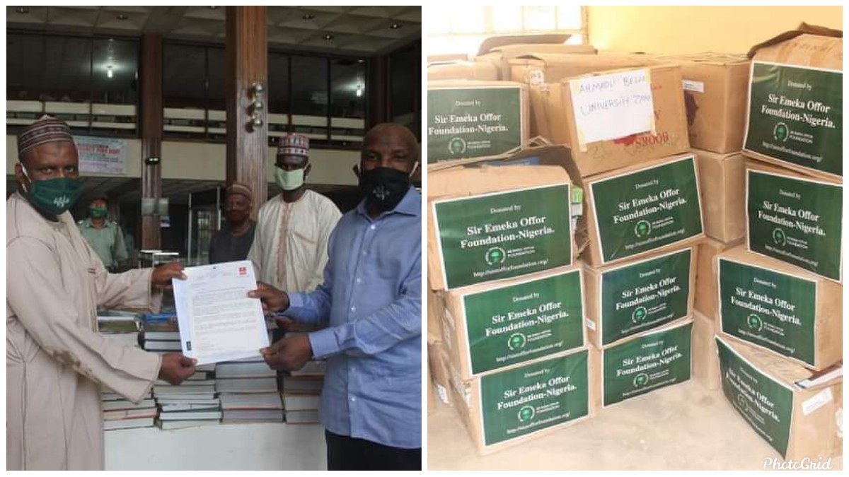 Foundation Donates 60 Cartons Of Books To ABU Zaria | The Abusites